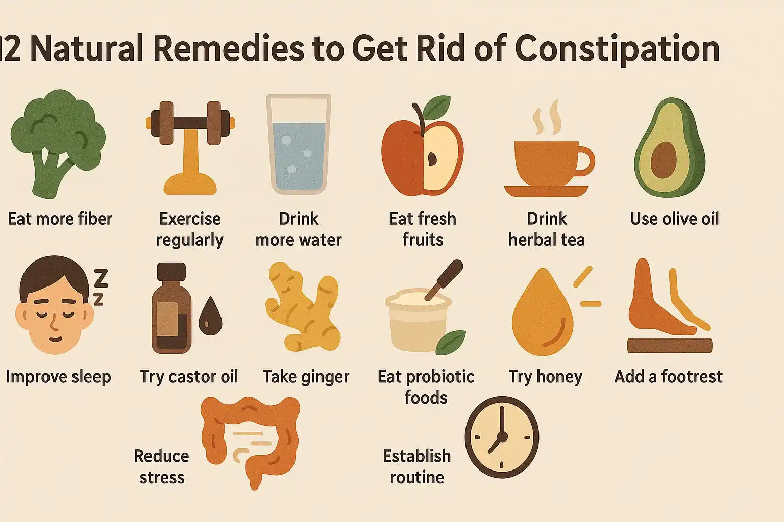 12 Best Natural Remedies to Get Rid of Constipation – Rachel's Tea