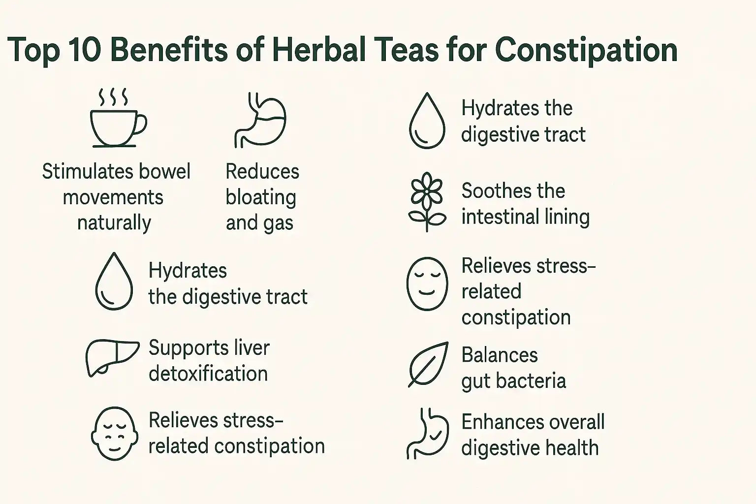 Top 10 Benefits of Herbal Teas for Constipation – Rachel's Tea