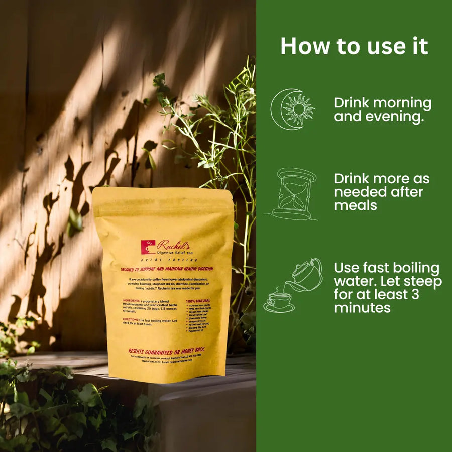 Best Digestive Tea for Bloating, Gas & Gut Health – Rachel's Tea