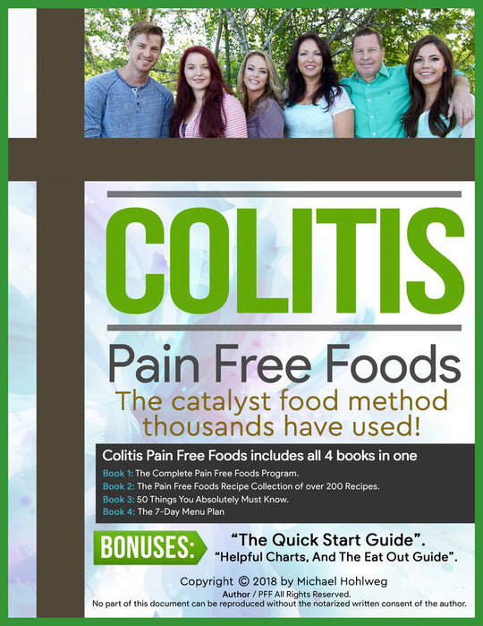 Buy Colitis Pain Free Foods Book | Over 200 Approved Recipes For Meal ...
